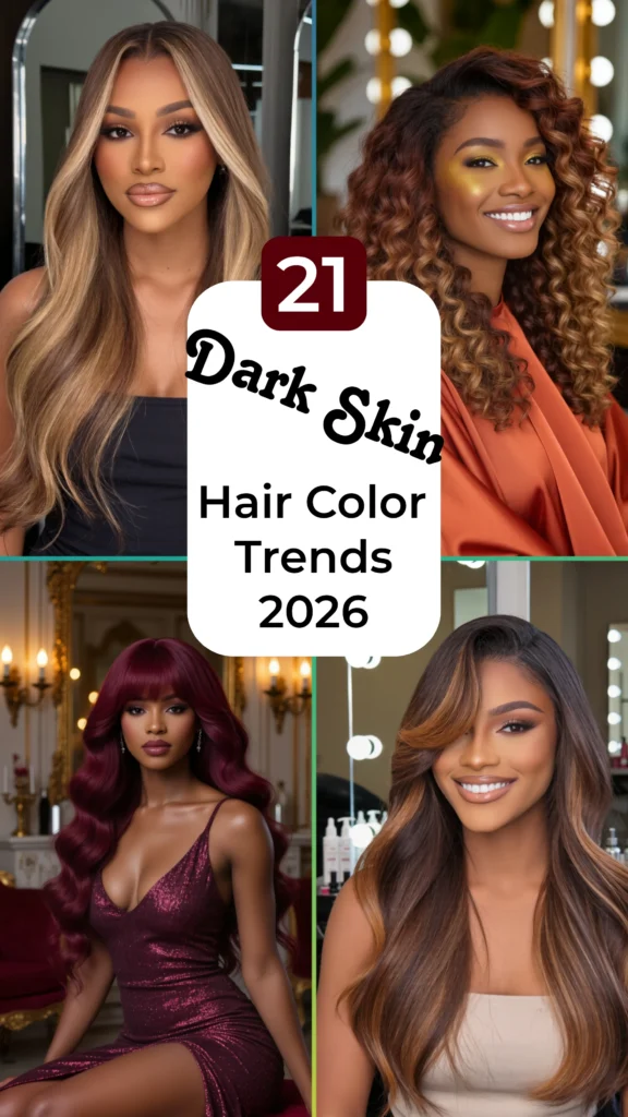 21 Top Hair Color Trends 2026 for Dark Skin That Elevate Your Entire ...